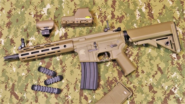 S&T M4 URX4 M-LOK 9.5インチ チャレンジャーライン G3電動ガン DEは本当におすすめ？: まる吉のトイガン基地