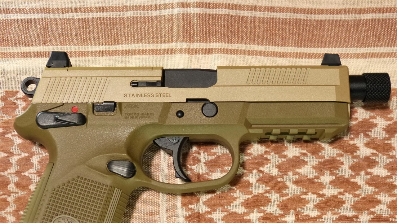 FNX-45 タクティカル ガスブローバックのレビュー: まる吉のトイガン基地